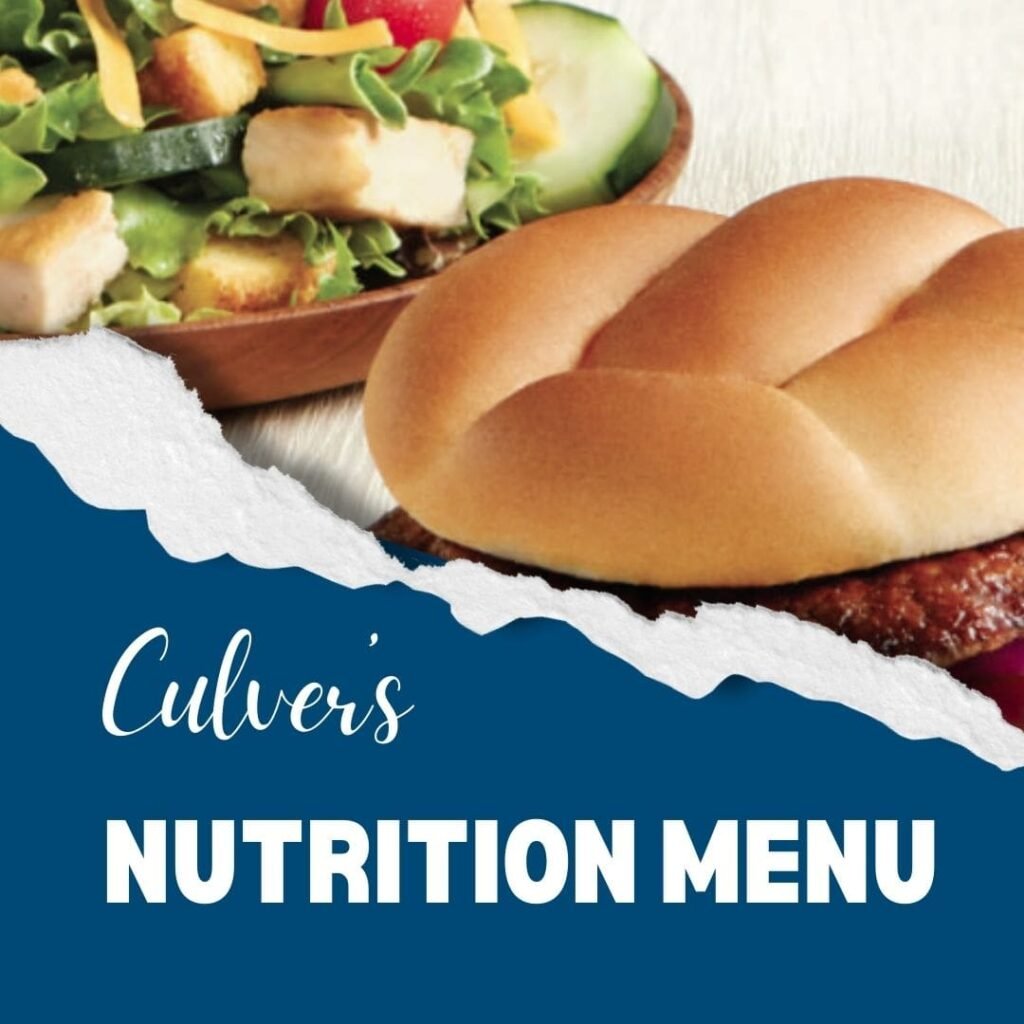 Culver's Menu With Prices | Updated July 2025